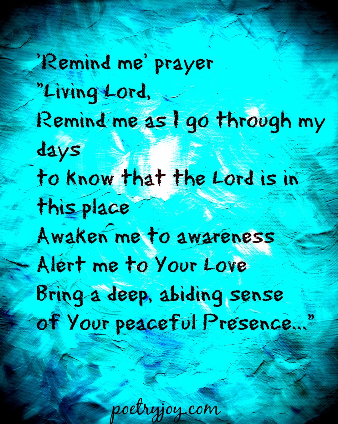 When we need a reminder | Poetry Joy