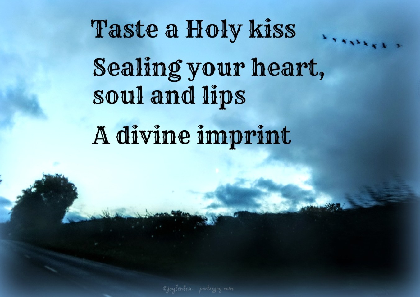 A taste of the holy invading our everyday | Poetry Joy
